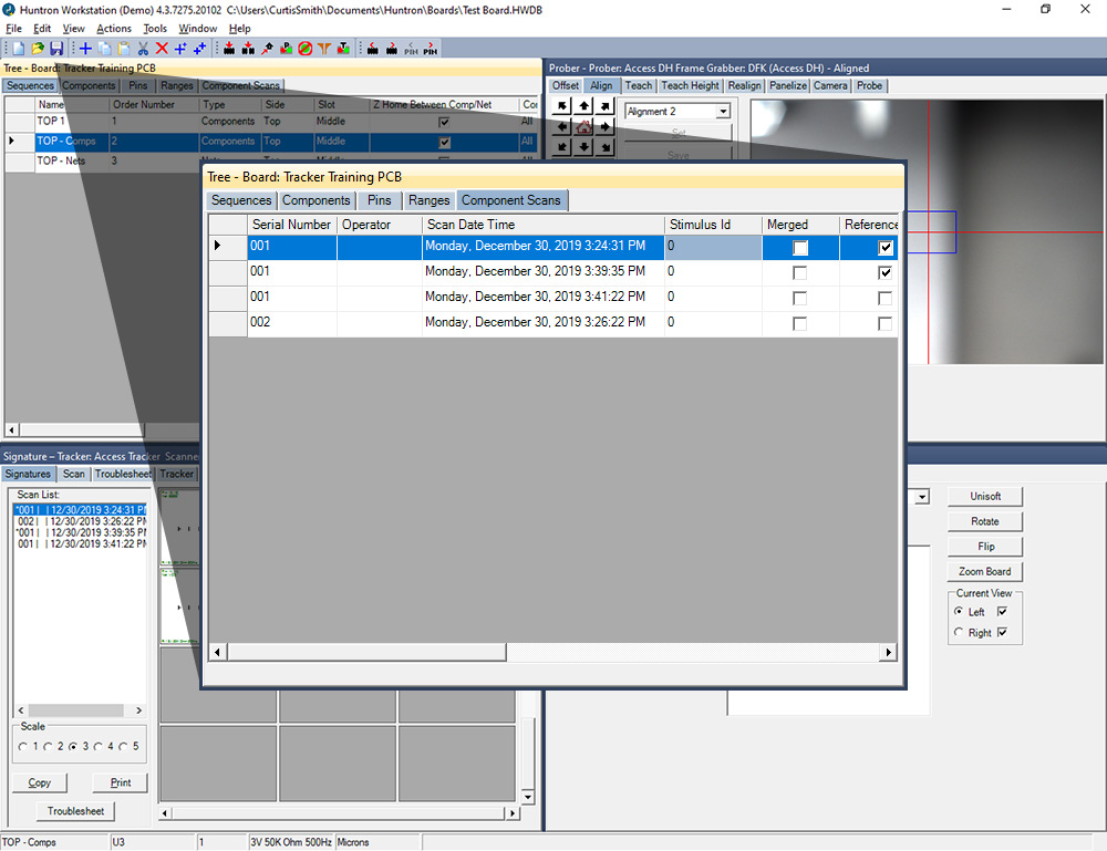 Huntron Workstation - Automate and Store Test Instrument Measurements
